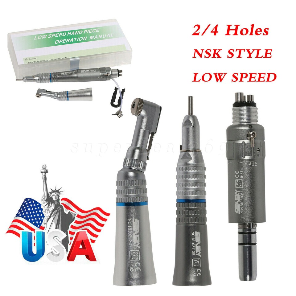 NSK type dental low slow speed handpiece contra angle straight motor 2 ...