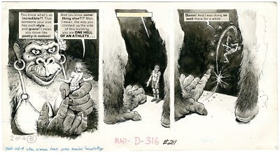 Harry North Original Art, Mad #211 (EC 1979) "When Women Take Over ...