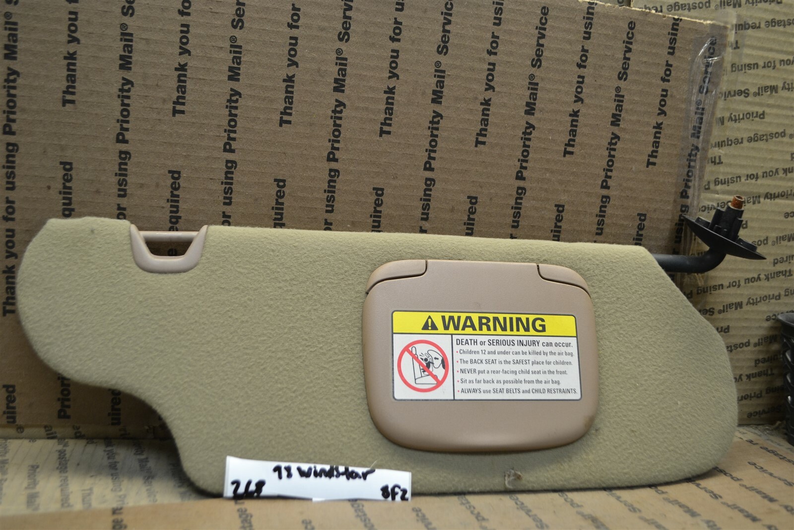 98-01 Ford Windstar Right Side Sun Visor Module 268-8f2 | eBay