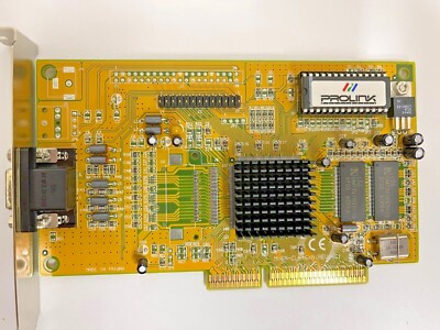 RARE VINTAGE PROLINK MVGA-CL546XA REV 6C PCI VGA CARD PLVA-97357085 ...