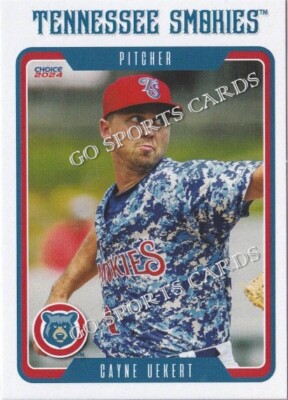 2024 Tennessee Smokies Cayne Ueckert Uekert RC Rookie Cubs Minor League ...