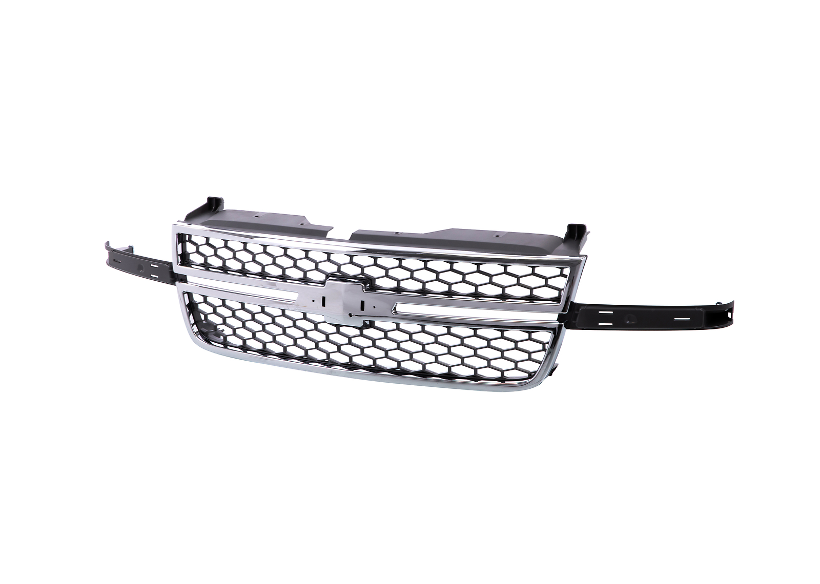 Grille Frame Shell Honeycomb Insert Fit 2003-07 Silverado 1500 2500 HD ...