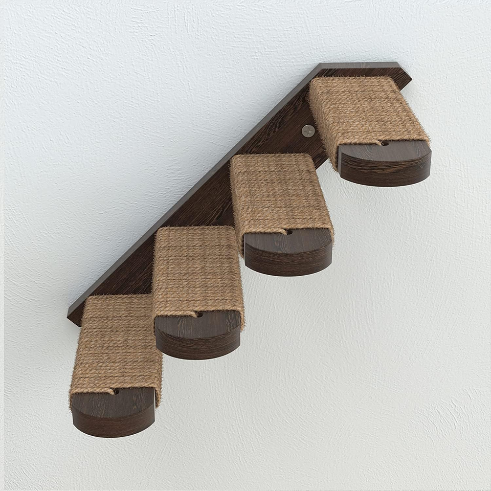 Cat Steps - Solid Rubber Wood Cat Stairs Great for Scratching and ...