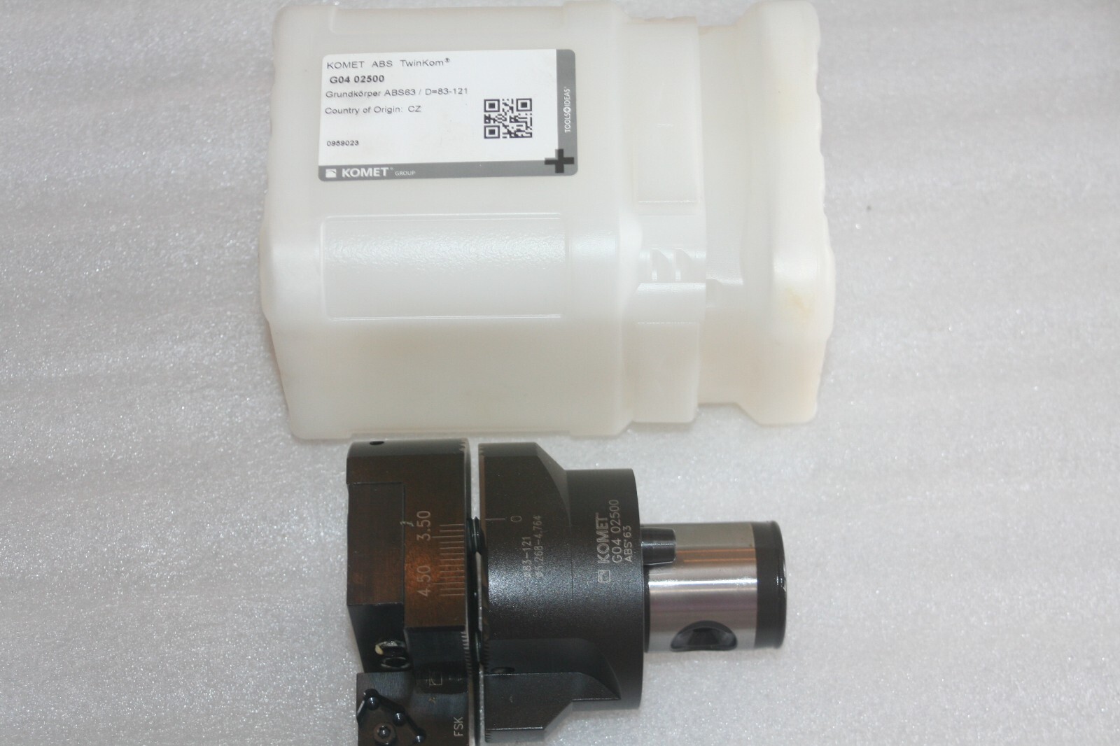 KOMET G04 02500 TwinKom ABS 63 Twin Cutter Adjustable Rough Boring Head ...