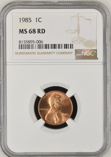1985 1C RD Lincoln Memorial One Cent NGC MS68RD 8155895-006 | eBay