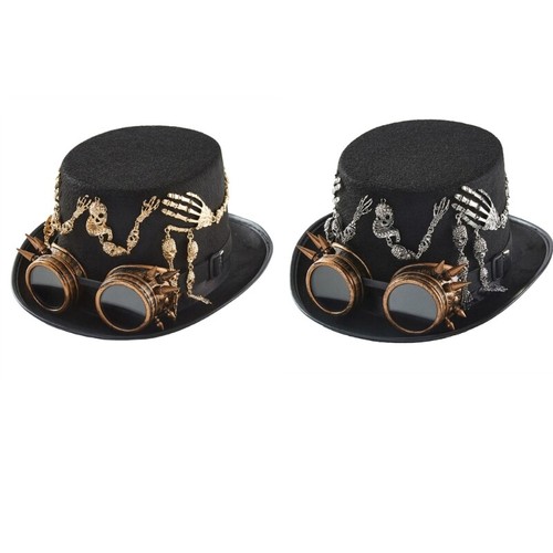 Steampunk Hat Steampunk Time Traveler Hat Steampunk Top Hat For Men ...
