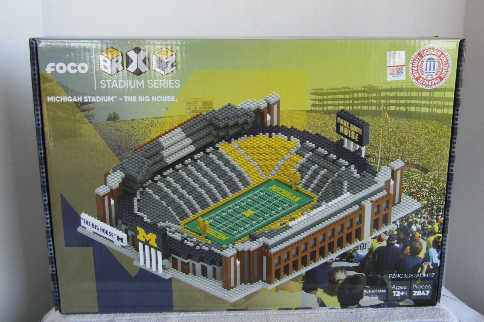 University of Michigan BRXLZ 3D Blocks Set Football Stadium - NEW | eBay
