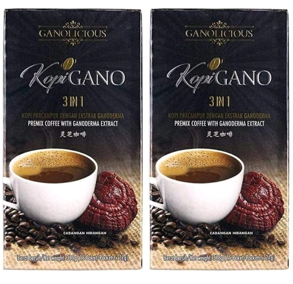 12 Boxes Gano Excel 3 in 1 Coffee Premix Coffee With Ganoderma Extract ...