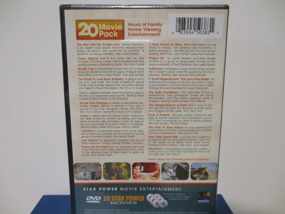 Star Power - 20 Movie Pack - 6 DVD Set - BRAND NEW SEALED - ED22-286 ...