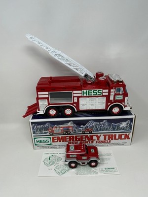 Hess 2005 Emergency Truck with Rescue Vehicle by Amerada Hess Red | eBay