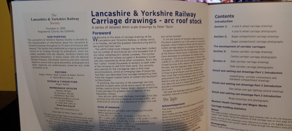 Lancashire & Yorkshire Railway Carriage Drawings - Arc Roof Stock | eBay UK