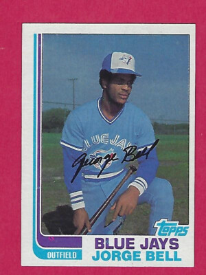 1982 Topps Jorge Bell # 254 Blue Jays | eBay