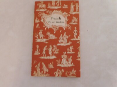 French Wit and Wisdom, Peter Pauper Press, hardcover book with jacket ...
