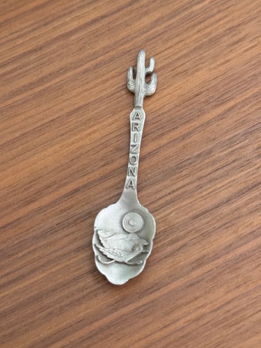 ViNTAGE SOUVENiR SPOON “ARIZONA” CACTUS SiLVER PLATED SHiPS FAST | eBay