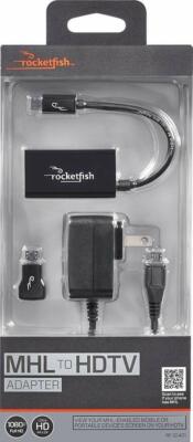 Rocketfish MHL-to-HDMI Adapter with 4K Ultra HD 1080p video Support RF ...