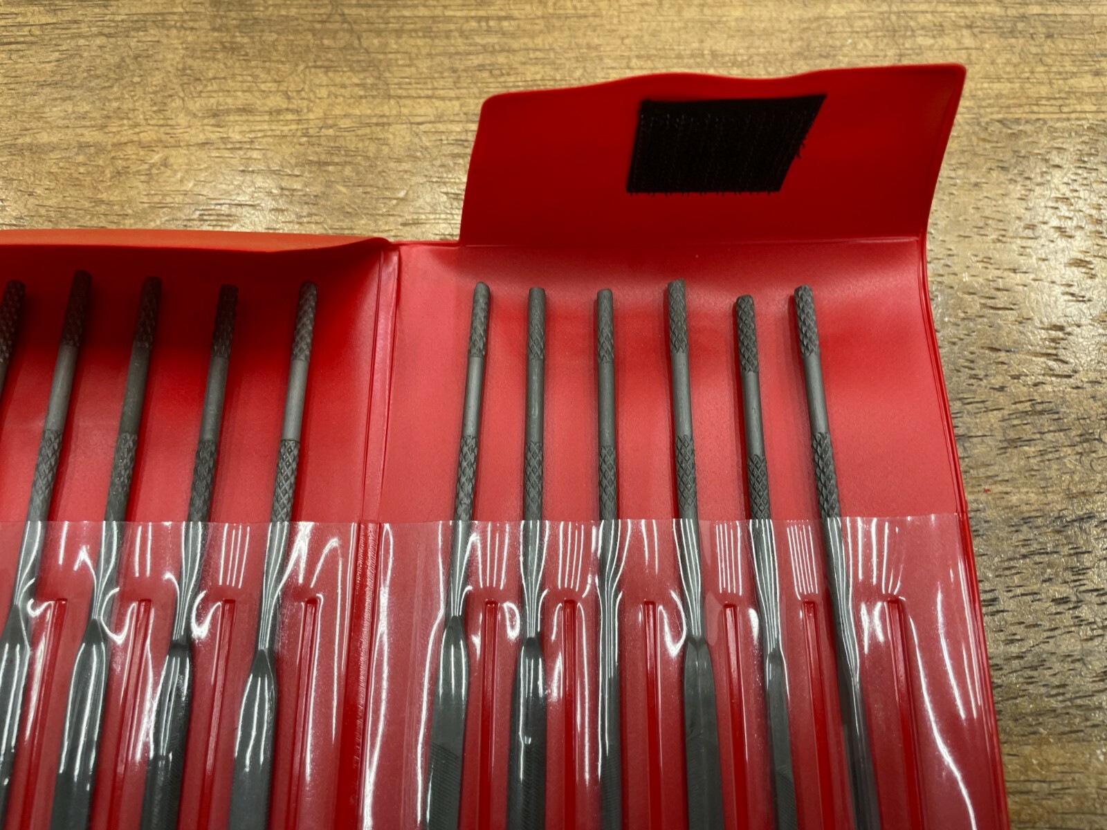 Snap-on Tools NEW 12 Piece Swiss Pattern Miniature File Set w/ Handle ...