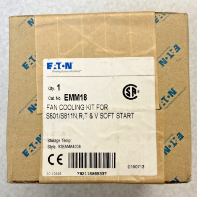 NEW Eaton EMM18 Cooling Fan Kit for Soft Starters, S801 / S811 N R T V ...