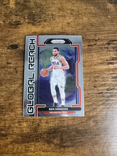 2021-22 Panini Prizm Basketball Ben Simmons Global Reach Card #5 76ers ...
