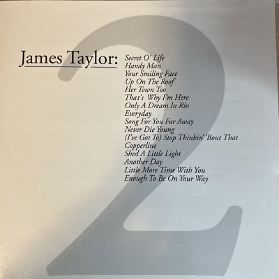 James Taylor - "Greatest Hits" - "Volume 2" - ( CD - Columbia Records ...
