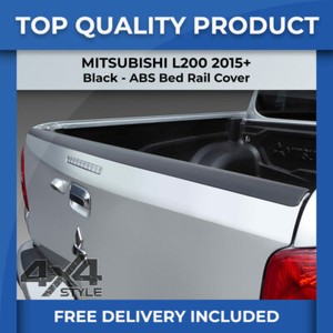 FITS MITSUBISHI L200 15> REAR TAILGATE LOAD BED RAIL SCRATCH PROTECTOR ...