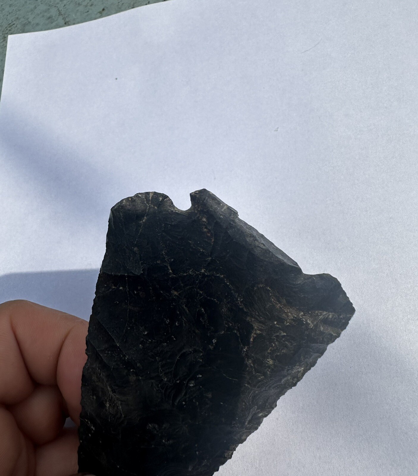 Fracture Based Decatur Arrowhead Artifact Made of Coshocton Chert Ohio ...