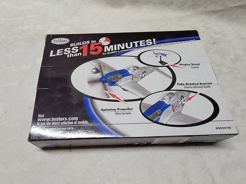 Testors Quick Build P-51 Mustang 1:48 Scale Model Kit Unassembled Age 8 ...
