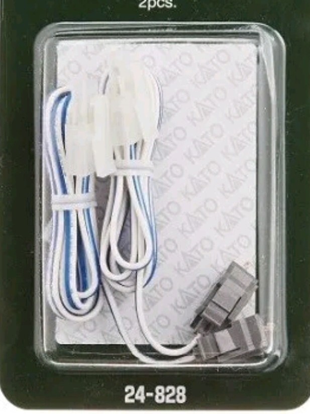 Kato 24-828 N Scale Unitrack Double Track Power Cord (2) | eBay