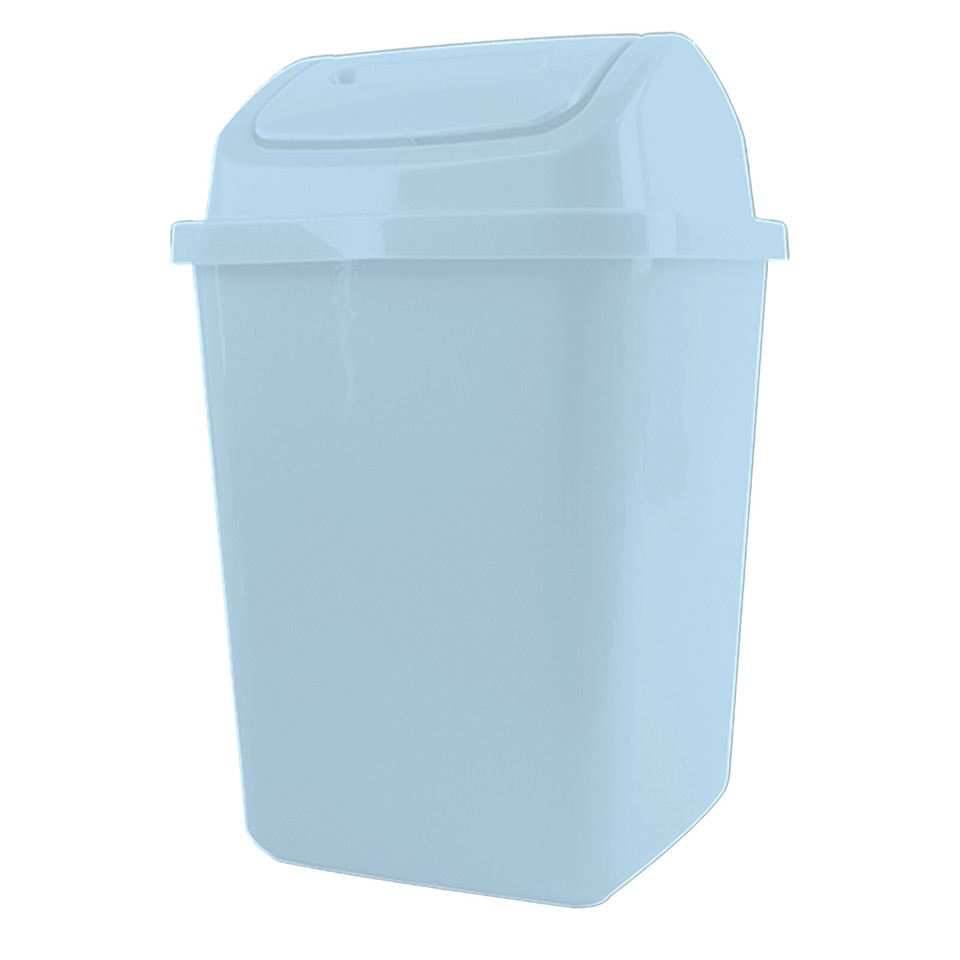 Pastel Plastic Swing Top Bin Rubbish Waste Dust Home Kitchen Office ...