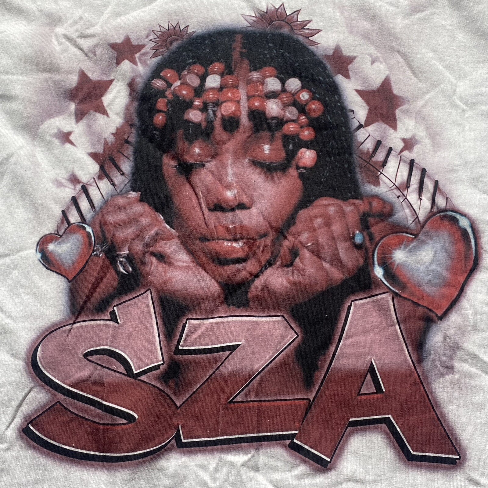 SZA graffiti style shirt mens size small | eBay