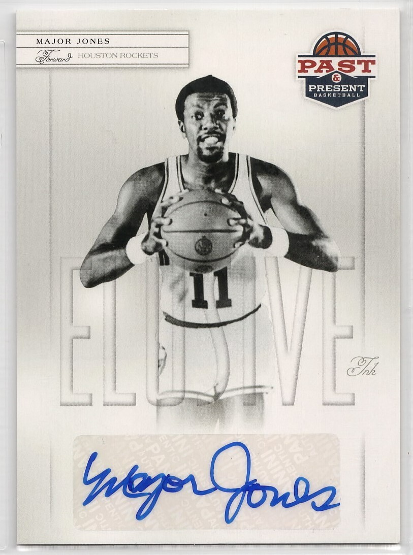 2011-12 Panini Past & Present Major Jones Rockets Elusive Ink Auto | eBay
