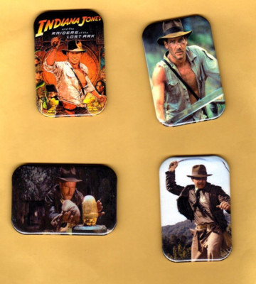 INDIANA JONES (MOVIES) 4 REFRIGERATOR MAGNET 2" X 3" WITH ROUNDED ...