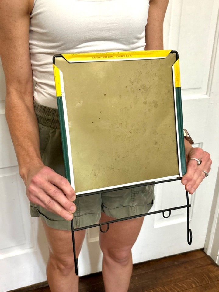 VTG Colgate’s Metal Rack Topper Sign Odor Fresh Room Pine Spice Mint ...