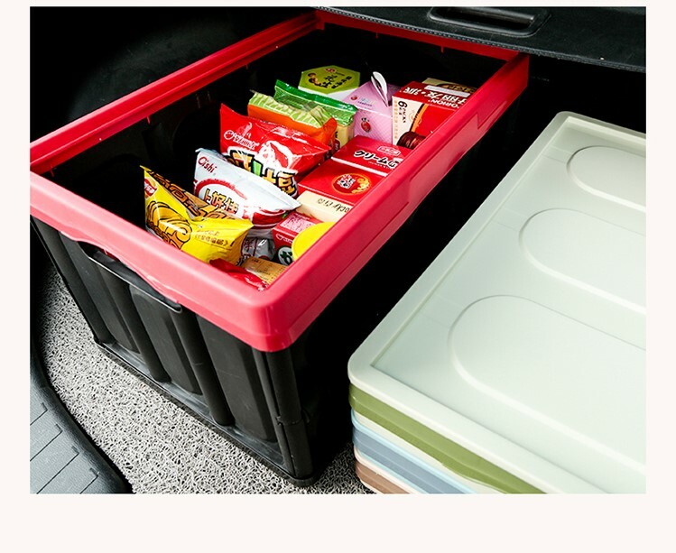 Collapsible Stackable Plastic Storage Box for Your Home, Office, or Car ...
