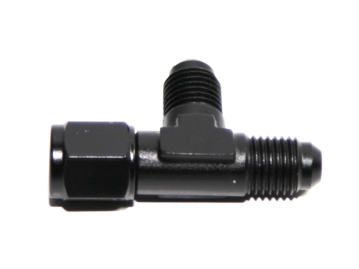 3-Way Tee T-Piece Fitting Adapter AN4 4-AN Female to 2X AN4 4-AN Male ...