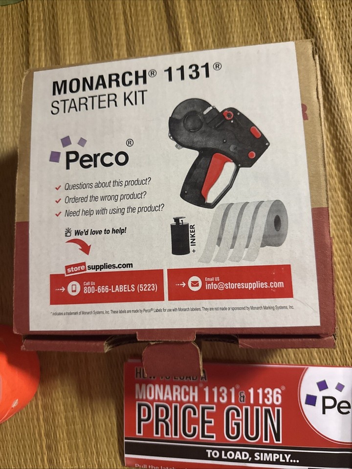 Monarch 1131 Label Gun Starter Kit Avery Dennison 1130 Series Labeler ...