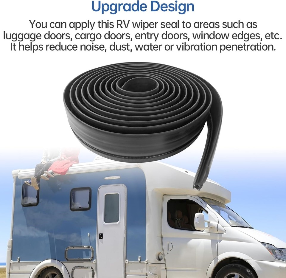 Rv Slide Out Seal Rubber Wiper Rubber Camper Weather Stripping Clip ...