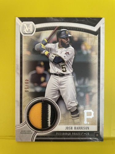 2018 Topps Museum Collection Relic Josh Harrison 40/50 MMR-JH | eBay