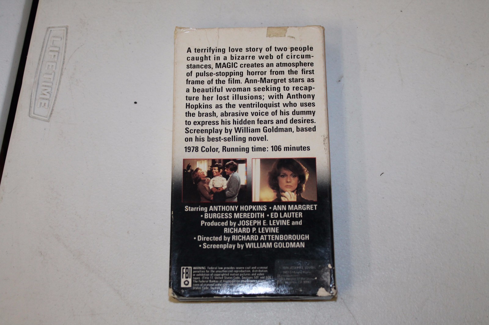 Vintage VHS Tapes Movie Magic 1978 Anthony Hopkins Ann Margret Burgess ...