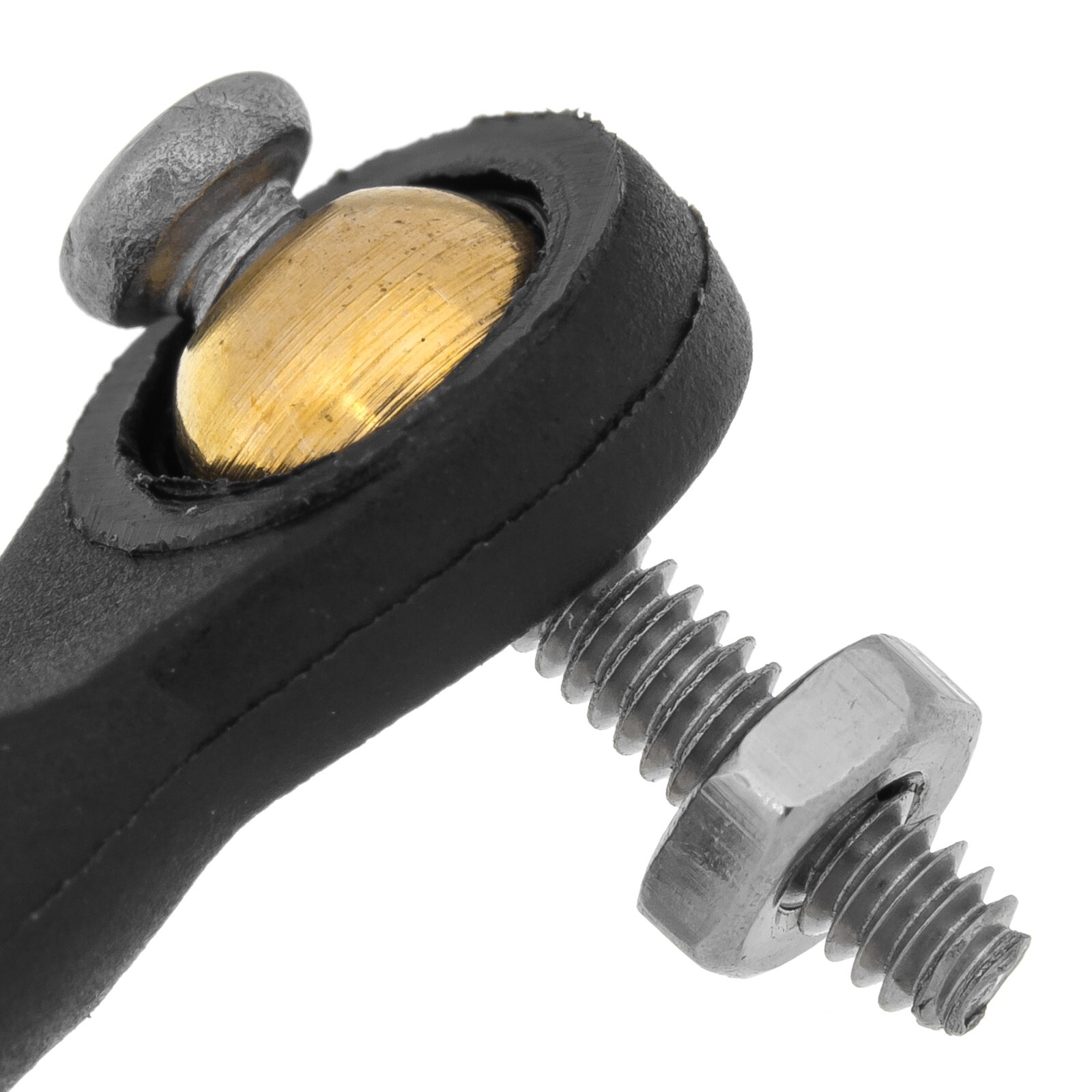 5pcs M2 x 2mm x 19mm Rod End Brass Pivot Ball With Screws Shock Ends ...