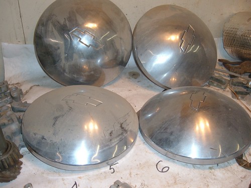 Four 1970-1979 Chevy Impala Chevelle Nova 10.5" Baby Moon Embossed ...