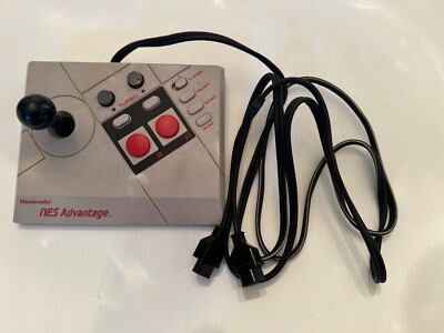 NES Nintendo Advantage Video Game Controller Arcade Style w Joystick ...