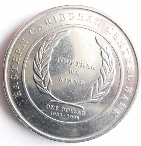 2008 EAST CARIBBEAN STATES DOLLAR - Excellent Coin Bin #315 | eBay