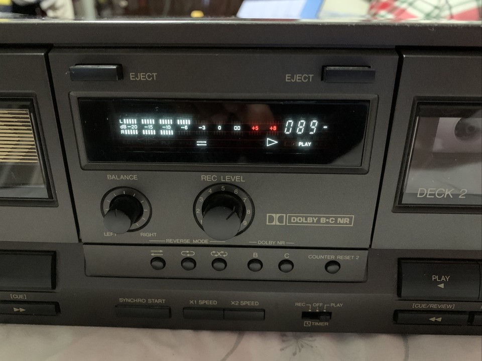 Technics RS-TR212 Stereo Full Logic Dual Auto Reverse Cassette Deck ...