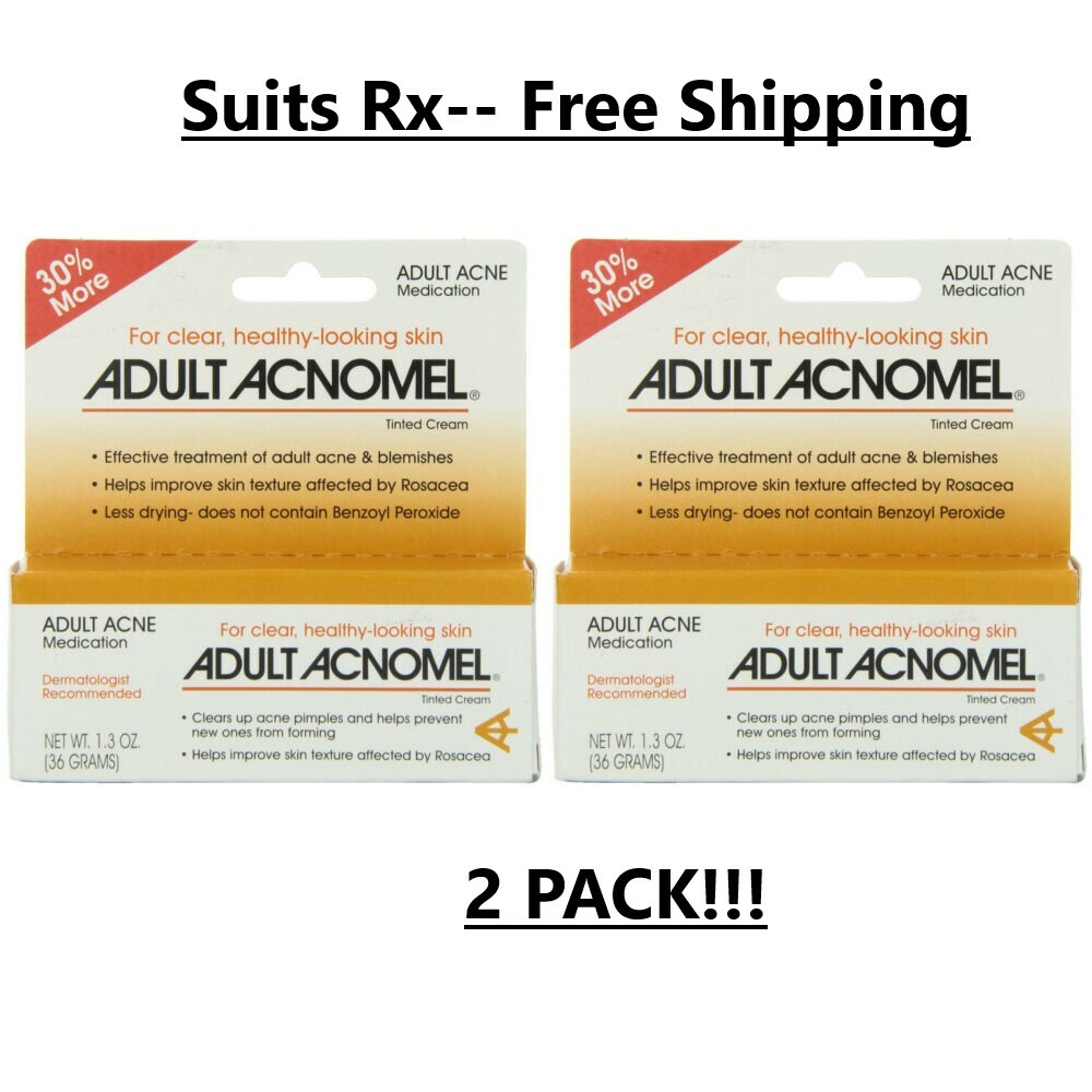 Acnomel Adult Acne Medication Cream 2 Pack 1.3oz each Free Shipping ...