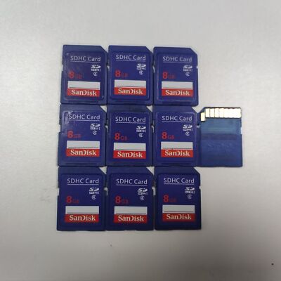 10PCS SANDISK SD 8GB SDHC High Speed Card CARD Memory Card | eBay