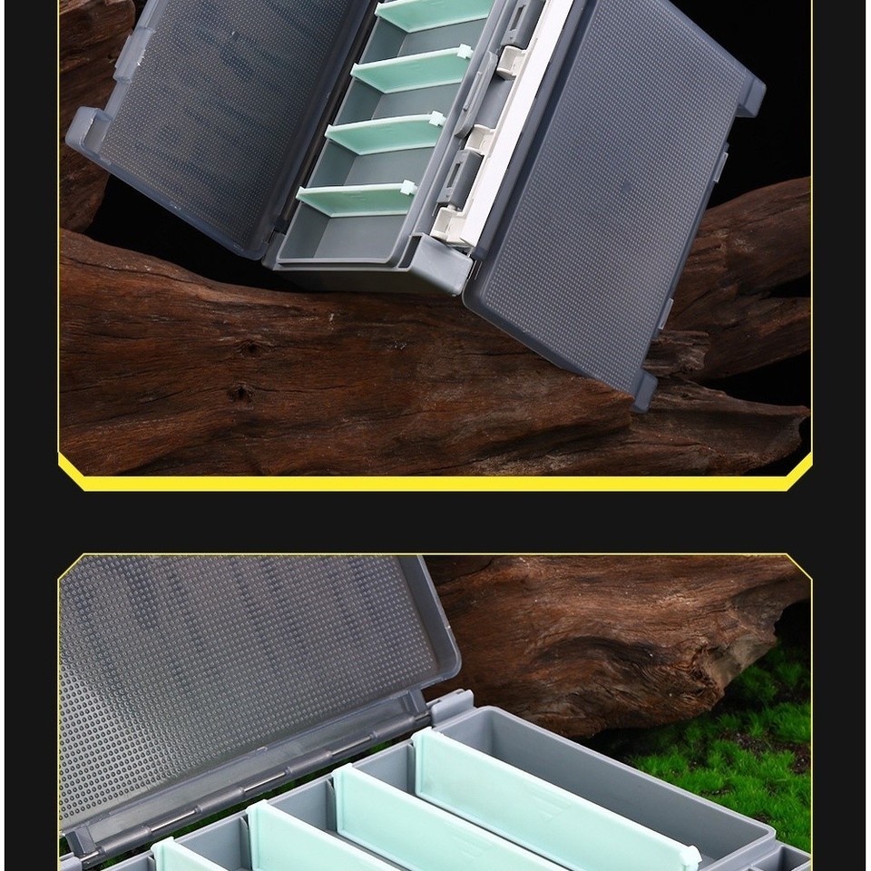 For Fishing Lures Fishing Tackle Box For Fishing Trips Double-sided ...