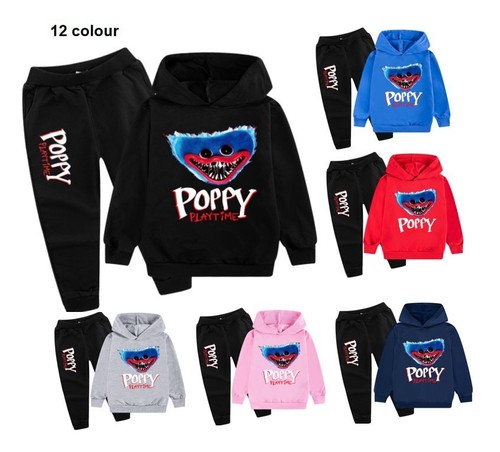 Kids poppy playtime Long Sleeve Hooded Sweatshirt Pullover Jumper Tops ...