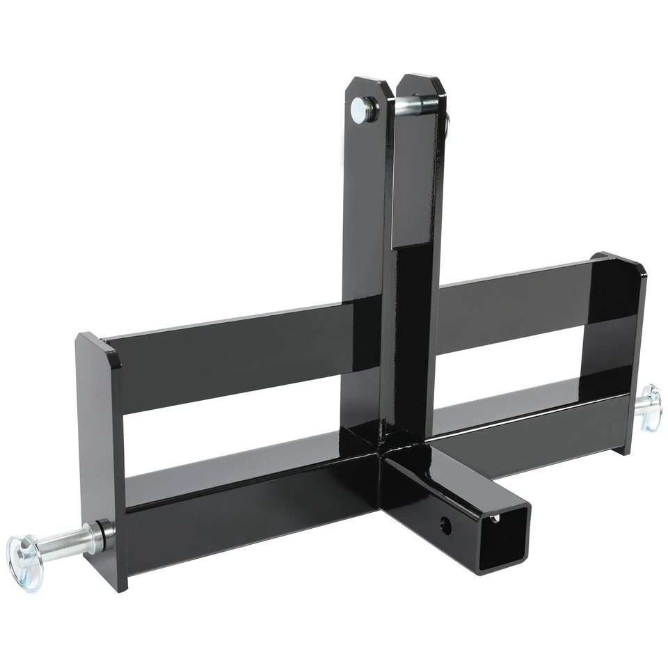 3 Point 2" Receiver Hitch Drawbar W/Suitcase Weight Bracket For CAT 1 ...