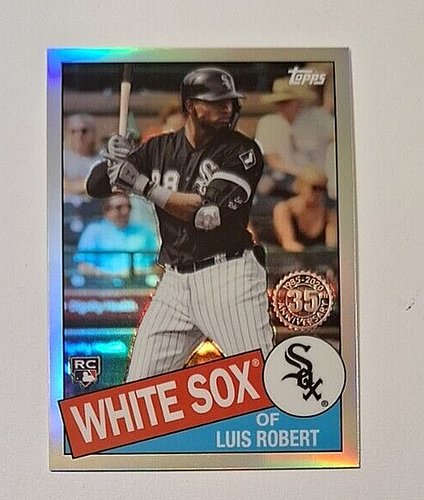 2020 Topps Chrome 1985 Topps Rookie Card #85TC-17 Luis Robert Rc White ...