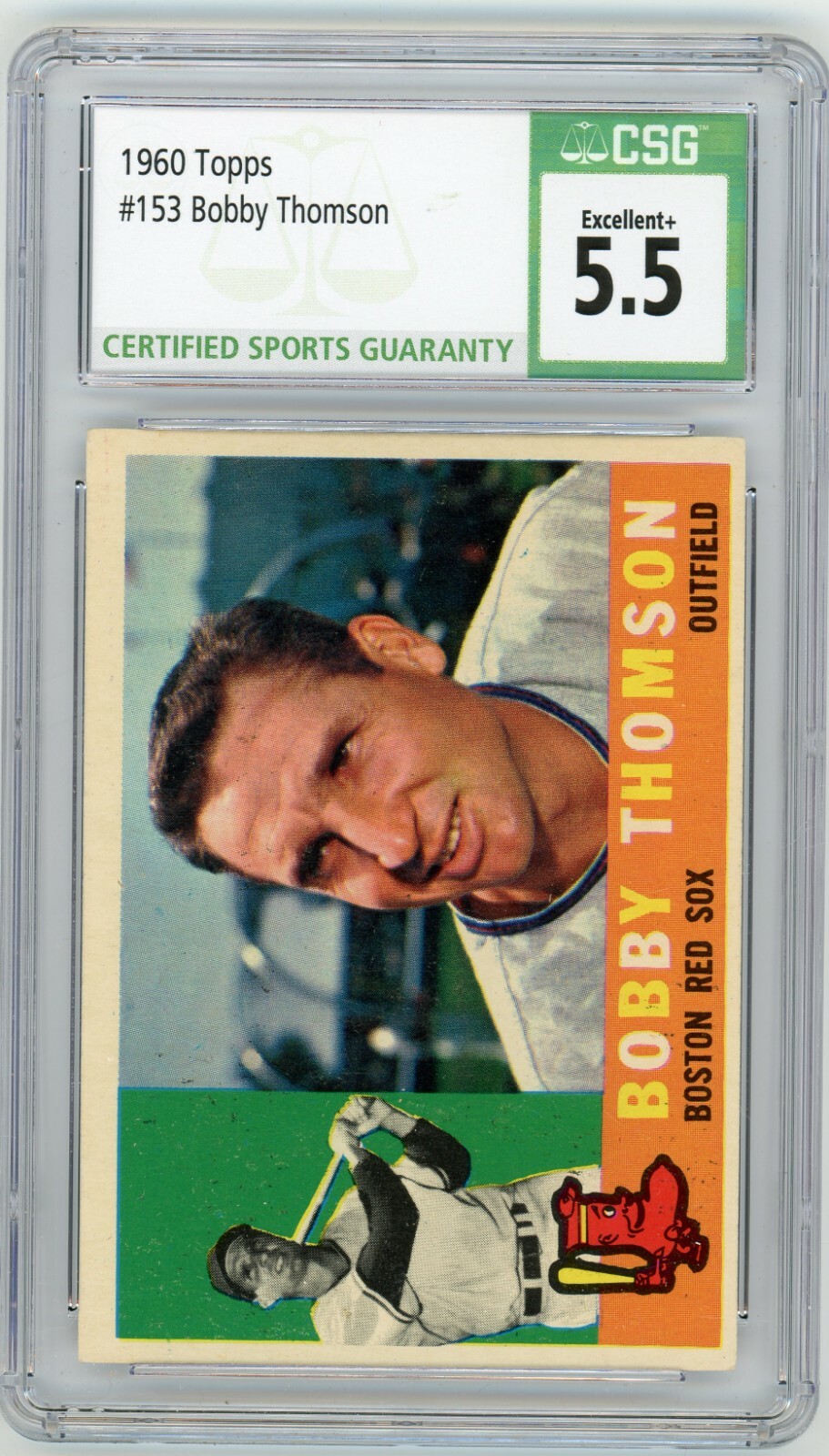 1960 Topps - #153 Bobby Thomson, Bobby Thomson for sale online | eBay